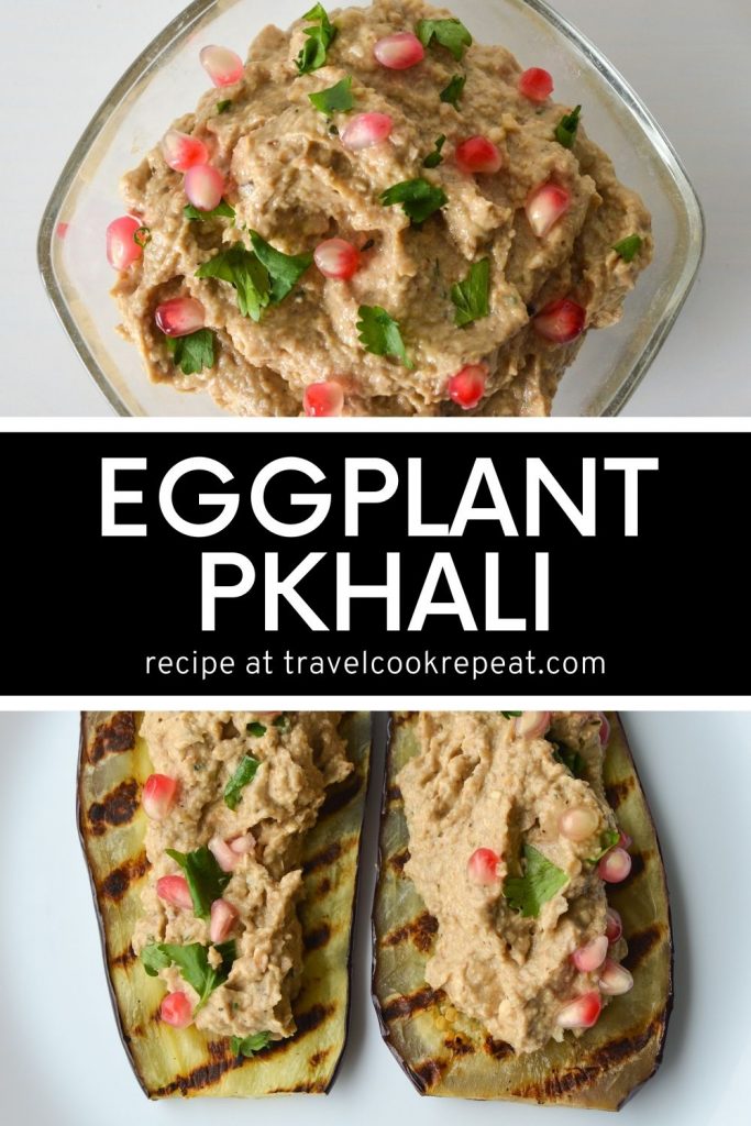 Eggplant Pkhali (ფხალი) » Travel Cook Repeat